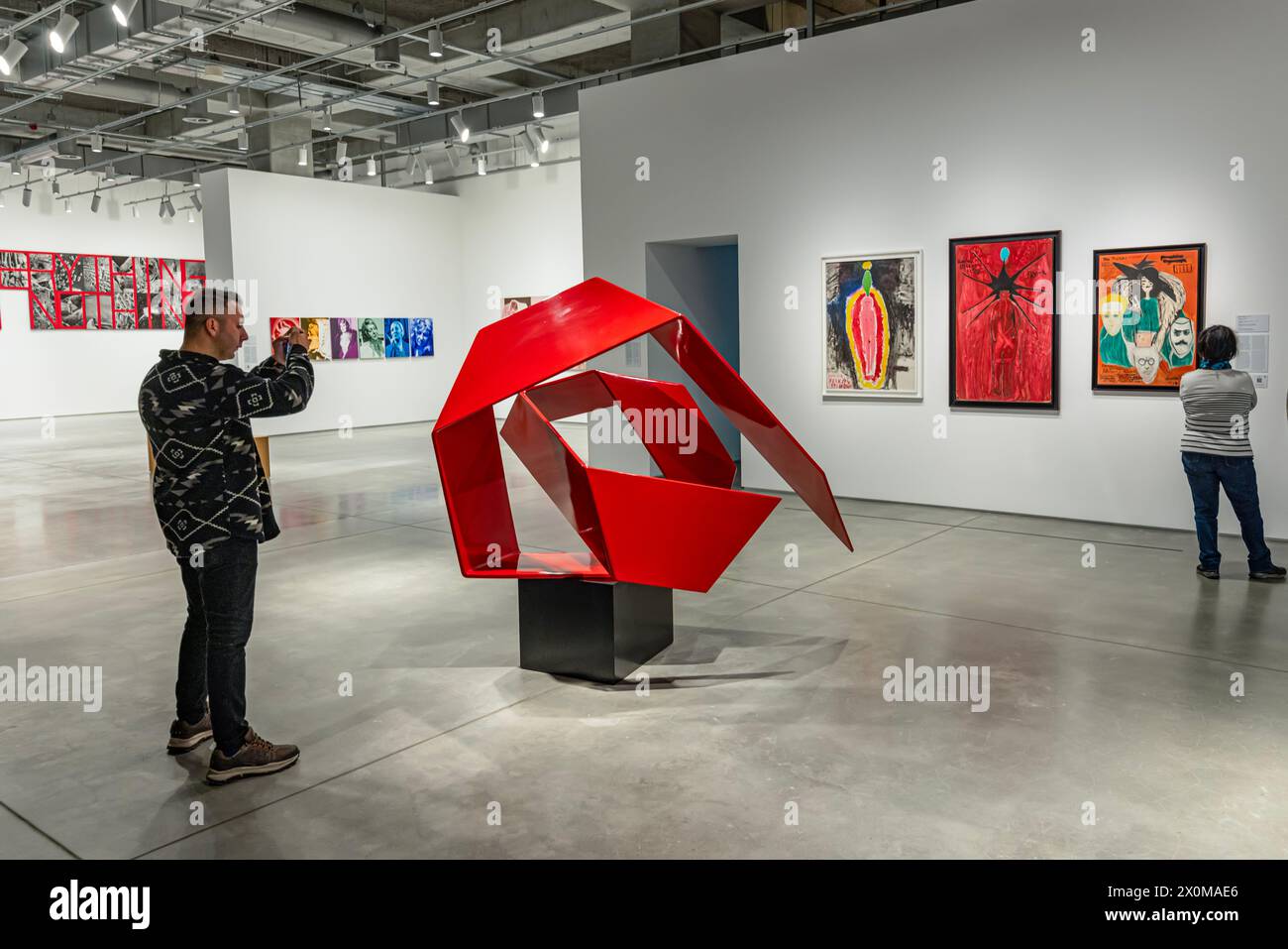 Istanbul, Turkey 16 February 2024; Istanbul Modern Art Museum was ...