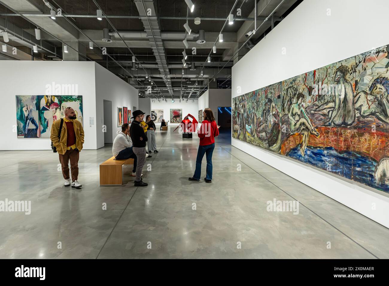 Istanbul, Turkey 16 February 2024; Istanbul Modern Art Museum was ...