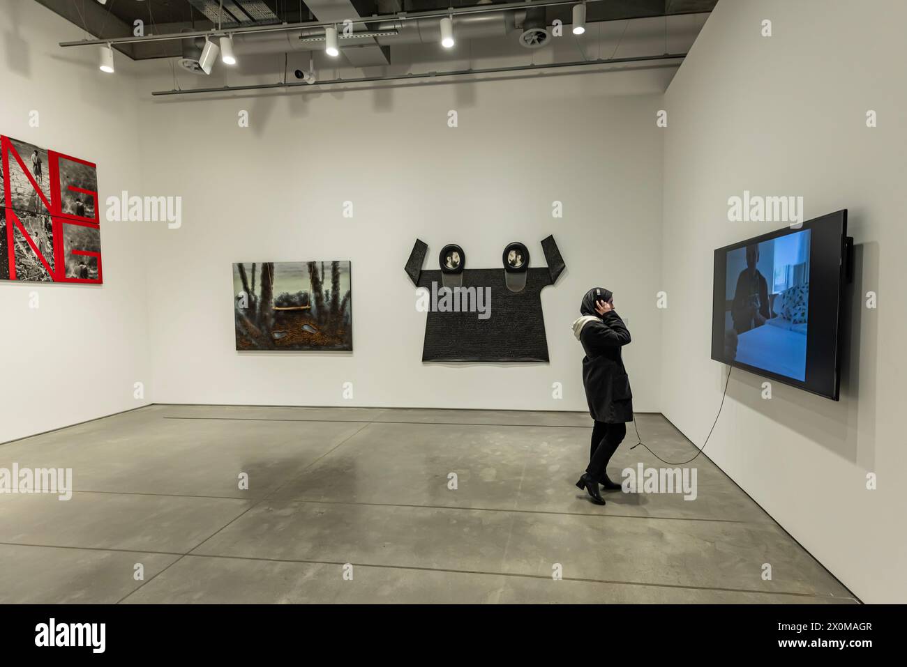 Istanbul, Turkey 16 February 2024; Istanbul Modern Art Museum was ...