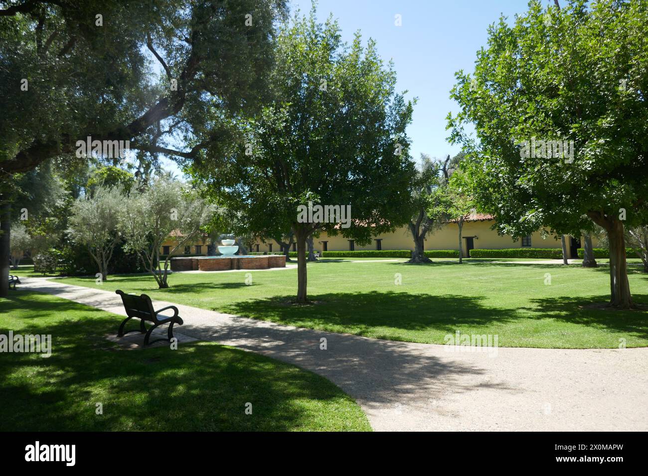 Mission Hills, Los Angeles, California, USA 11th April 2024 San Fernando Rey de Espana Mission ...