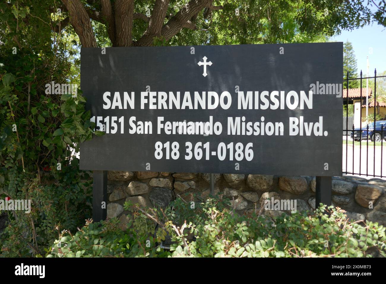 Mission Hills, Los Angeles, California, USA 11th April 2024 San Fernando Rey de Espana Mission ...