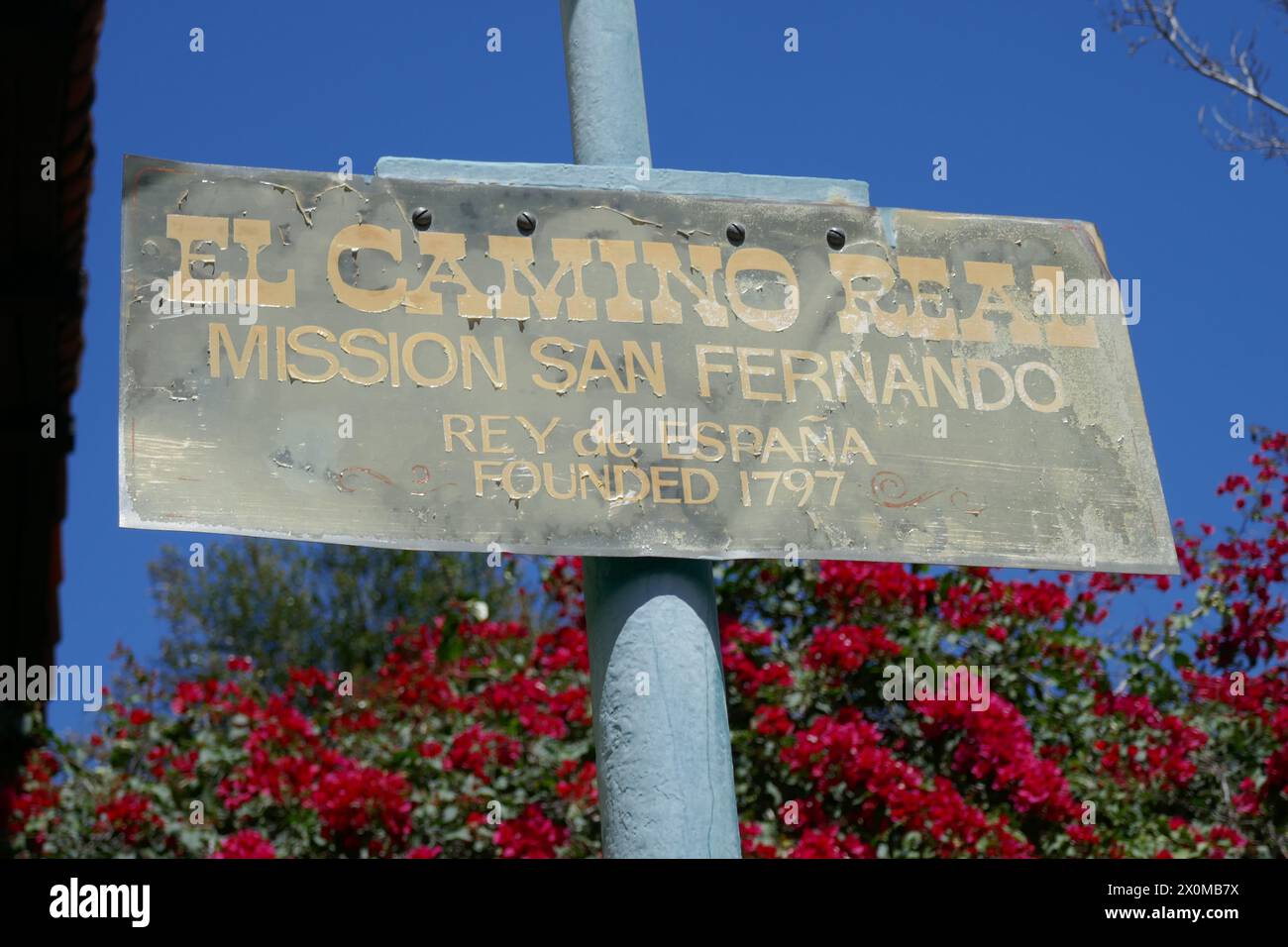 Mission Hills, Los Angeles, California, USA 11th April 2024 San Fernando Rey de Espana Mission ...