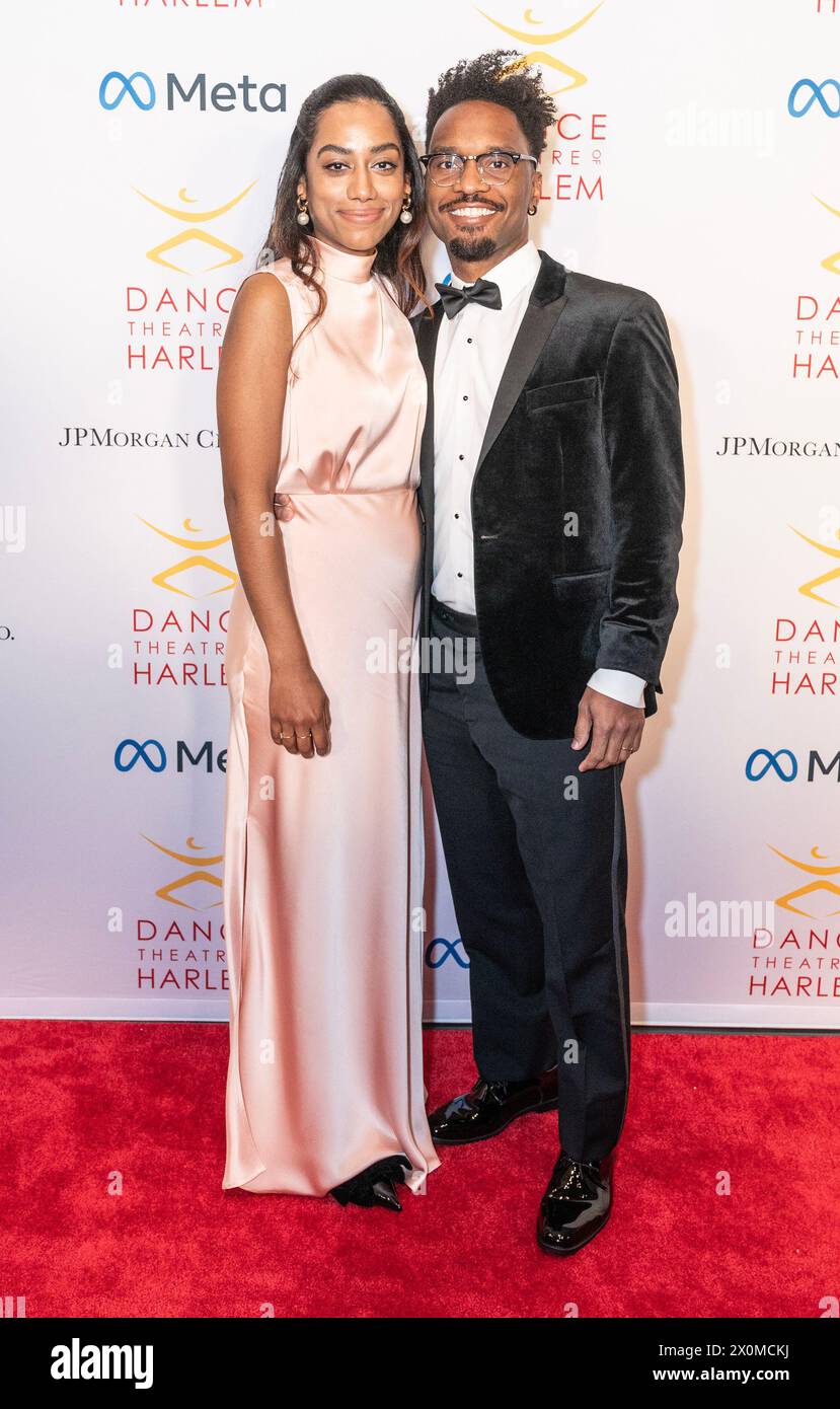 New York, United States. 12th Apr, 2024. Sade Vincent and Malachi ...