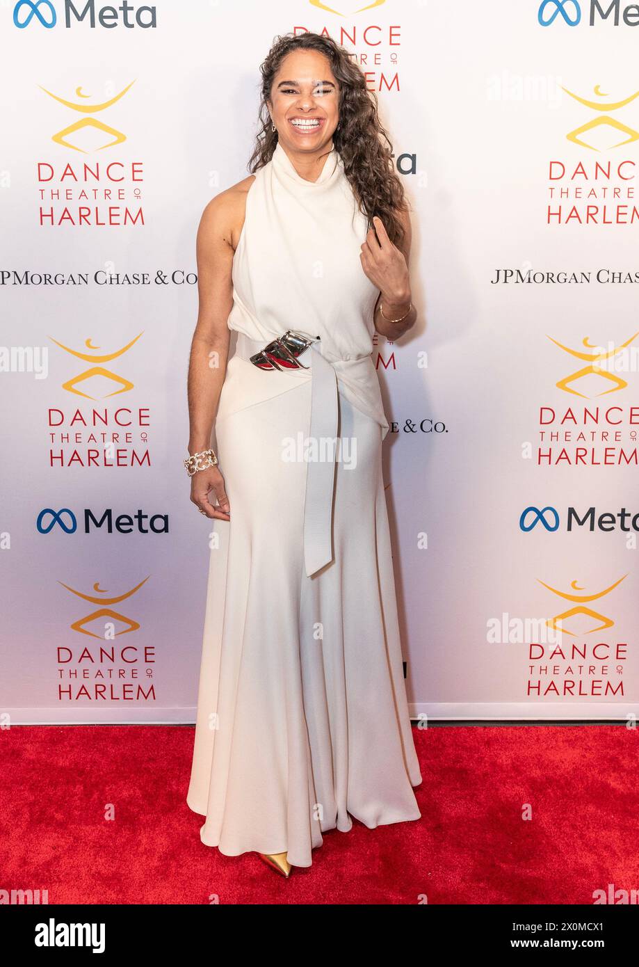 New York, United States. 12th Apr, 2024. Misty Copeland wearing dress ...
