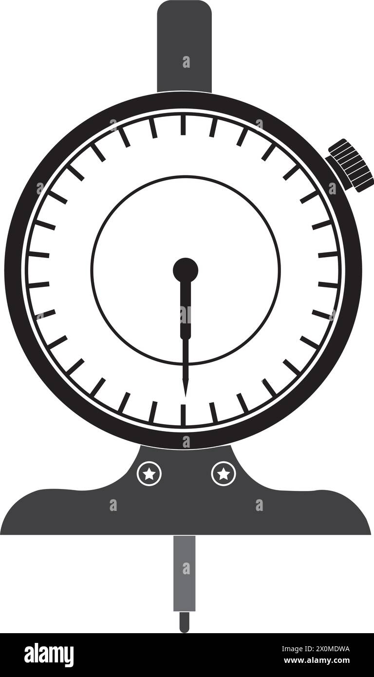 Dial indicator icon vector simple design Stock Vector Image & Art - Alamy