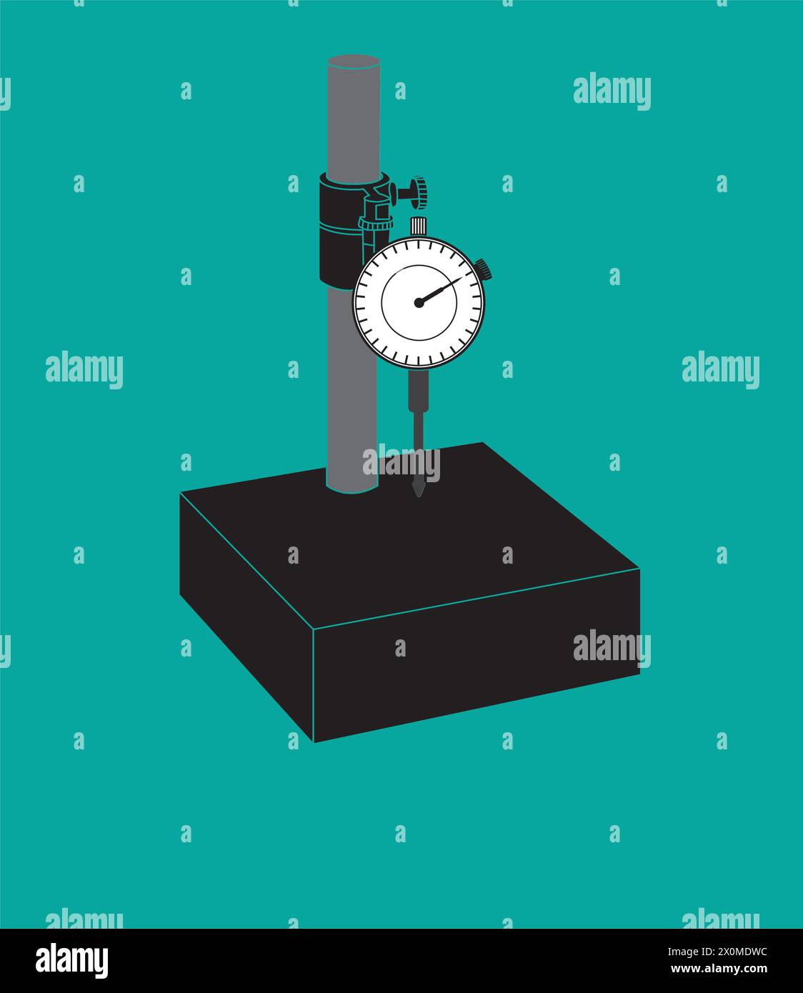 Depth gage Stock Vector Images - Alamy