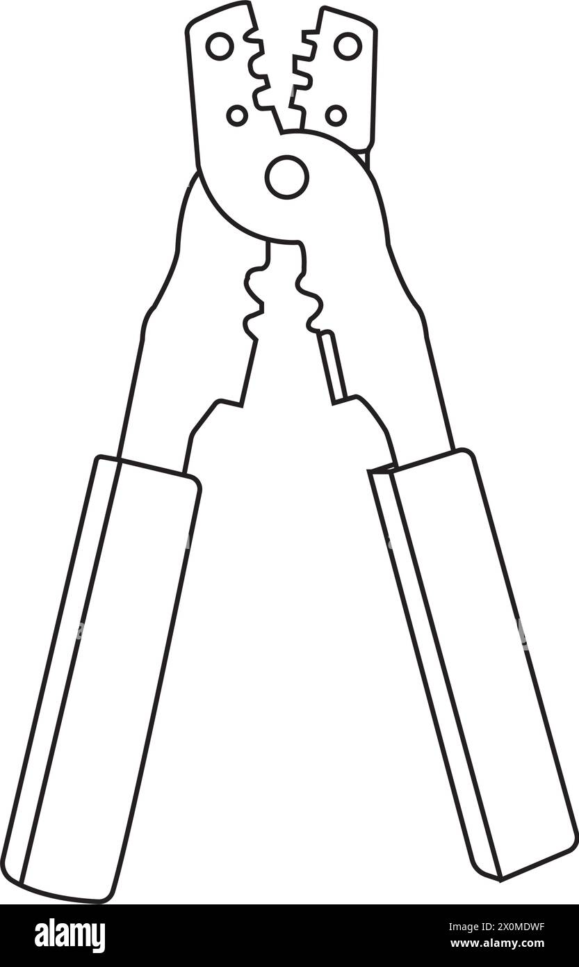 Wire Stripper Drawing Engineer Wire Stripper For Thick Wire PA 07