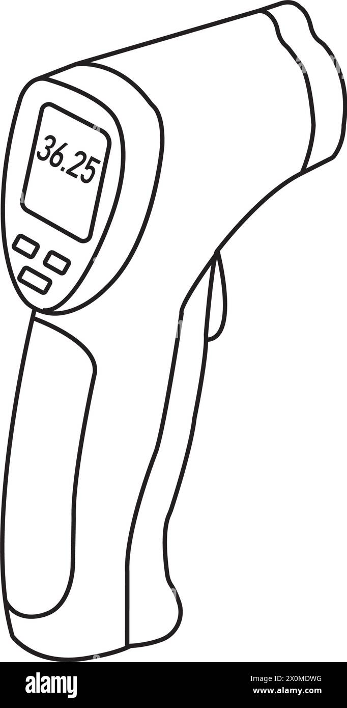 digital thermometer icon vector simple design Stock Vector Image & Art ...