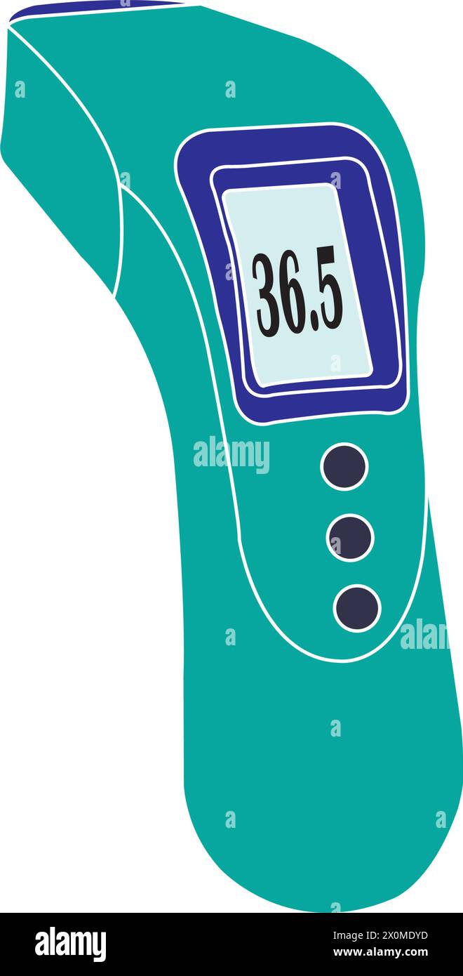 digital thermometer icon vector simple design Stock Vector Image & Art ...