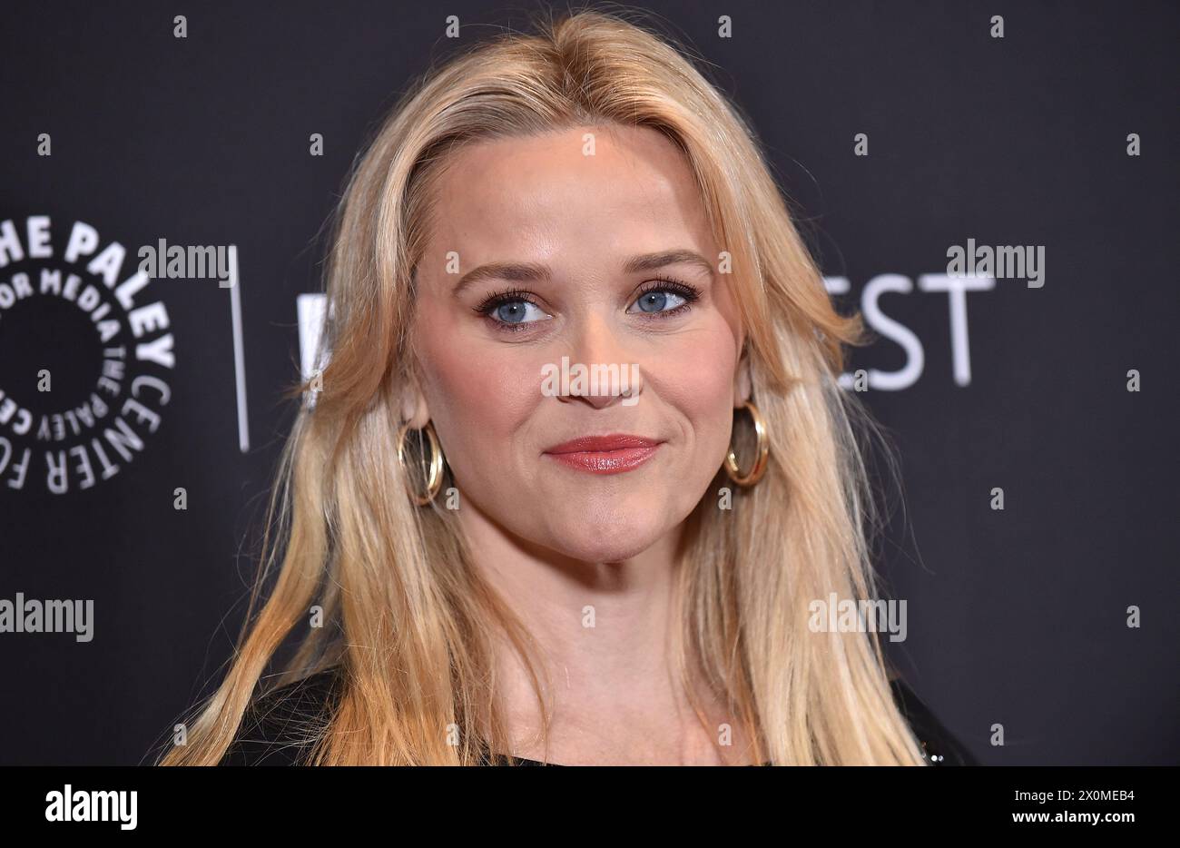 Hollywood, USA. 12th Apr, 2024. Reese Witherspoon arriving to PaleyFest ...