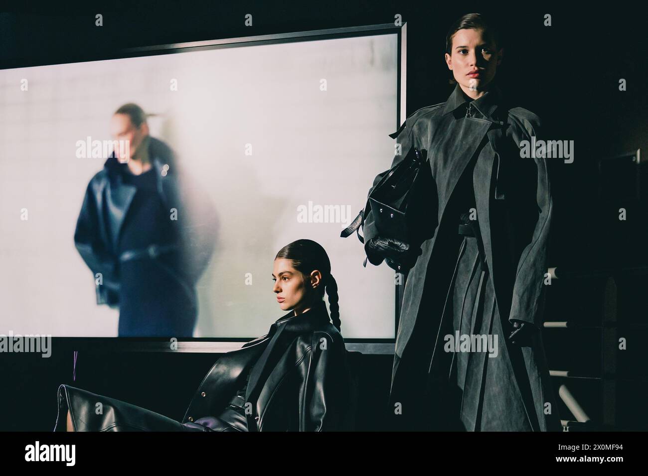 February 28, 2024, Paris, ®Le-De-France, France: Models walk the runway ...