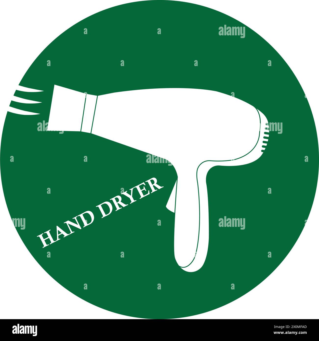 hand dryer icon vector symbol design Stock Vector Image & Art - Alamy
