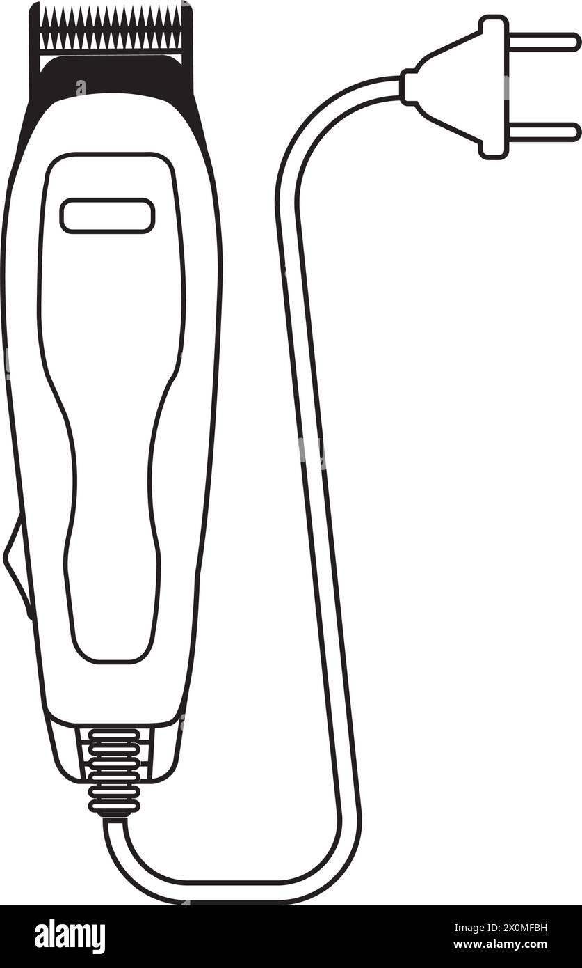 electric clippers vector icon illustration template design Stock Vector ...