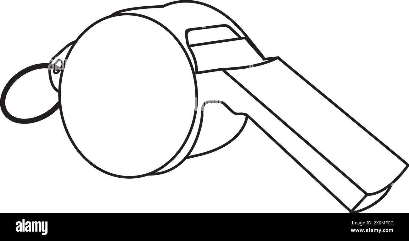whistle vector icon illustration simple design Stock Vector Image & Art ...