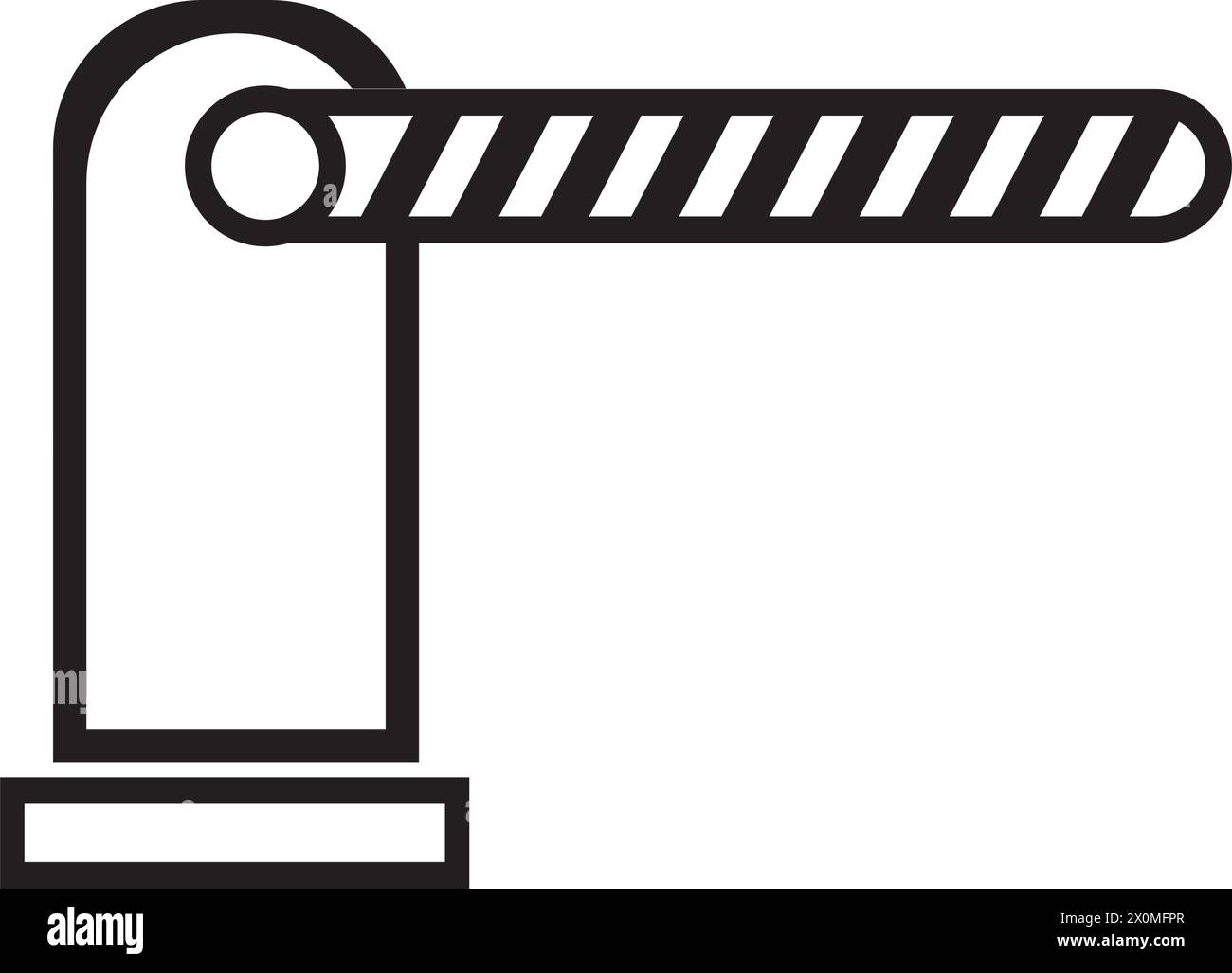 toll gate icon vector illustrtion symbol design Stock Vector Image ...