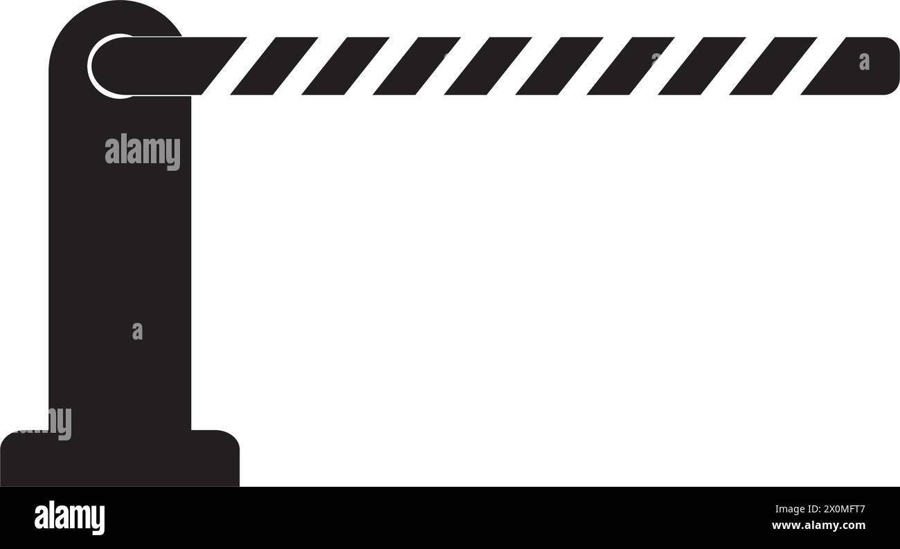 toll gate icon vector illustrtion symbol design Stock Vector Image ...