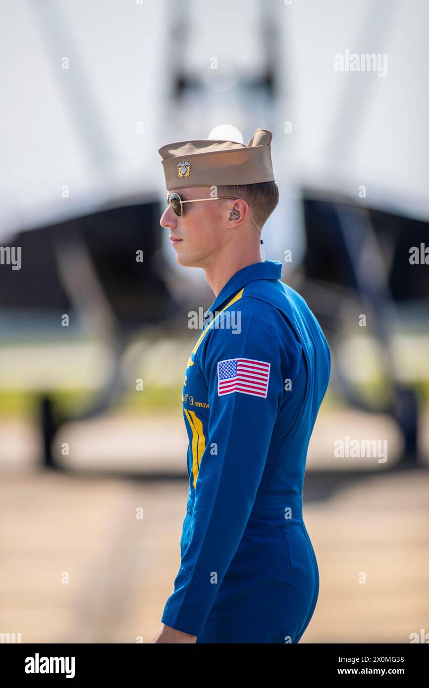 U.S. 07th Apr, 2024. Navy Flight Demonstration Squadron Blue Angels ...