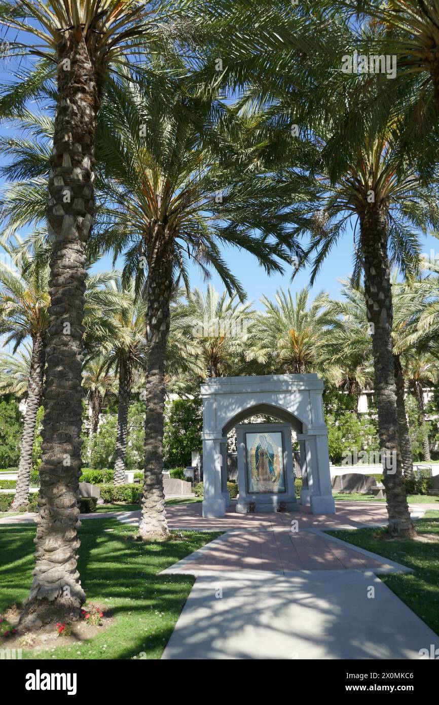 Mission Hills, Los Angeles, California, USA 11th April 2024 San Fernando Mission Cemetery on ...