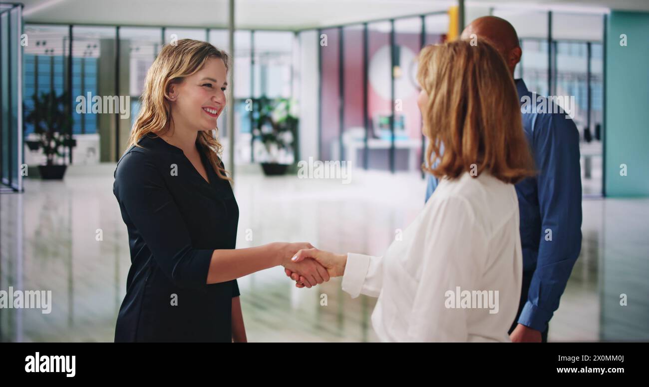 Diverse Business Persons Shaking Hands. Group Handshake Stock Photo - Alamy