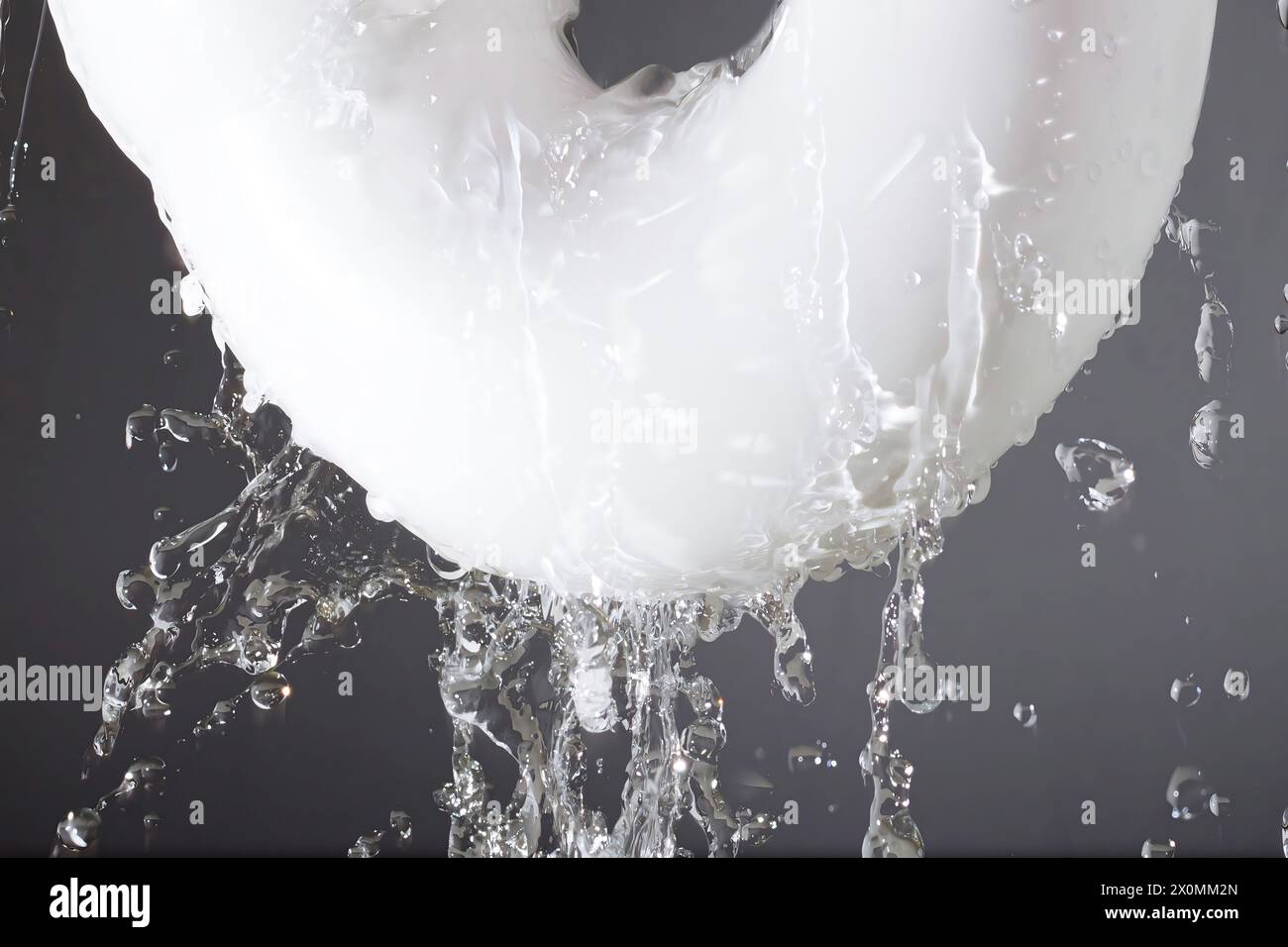 Leaky Pipe in House Causes Water Plumbing Issues Stock Photo - Alamy