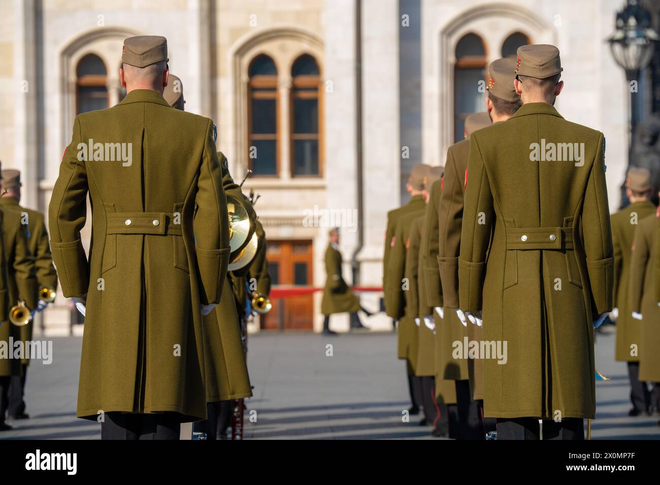 Austrian army parade hi-res stock photography and images - Alamy