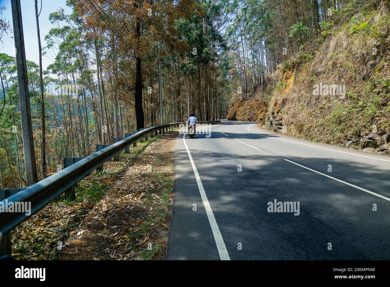 Beautiful hills Roadway in Nuwara Eliya Sri Lanka Stock Photo - Alamy