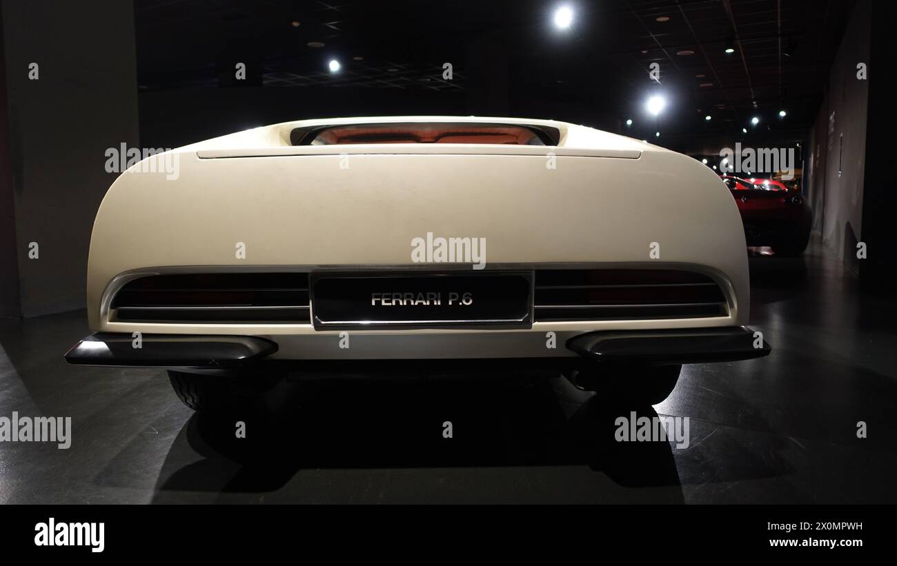 Turin, Italy - juni 20, 2021: rear view of an automobile exhibited at ...