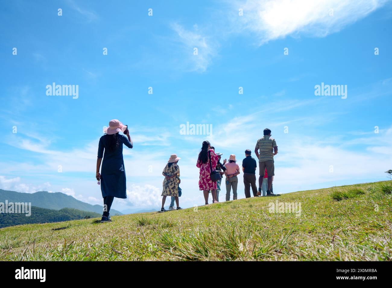 visit tourist of Moon Plains Sri Lanka Nuwara Eliya Sri lanka Stock ...