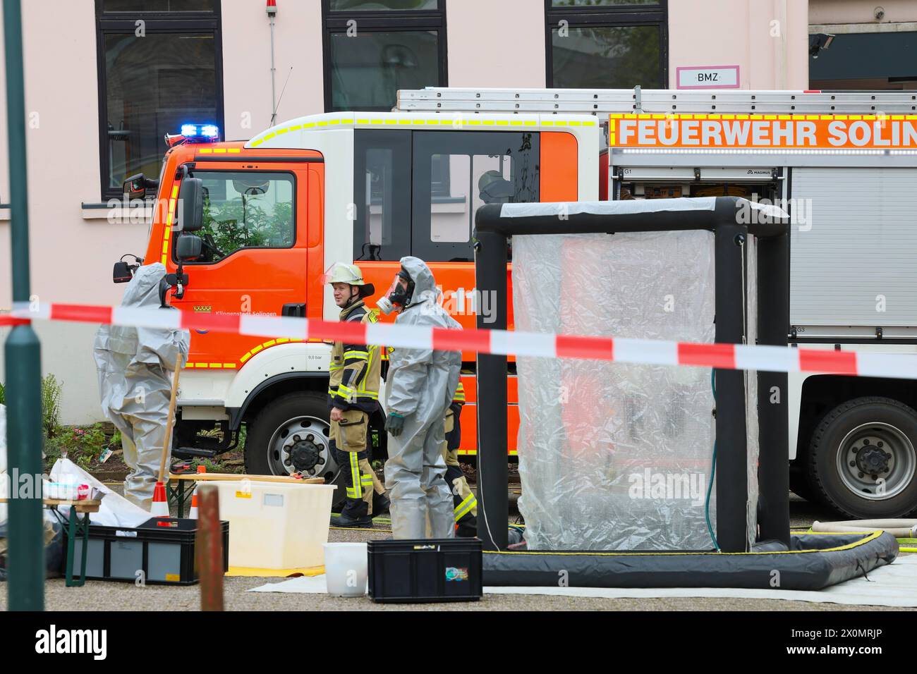 Chlorgasaustritt an Solinger Förderschule In einem Therapieschwimmbad einer Förderschule an der ...