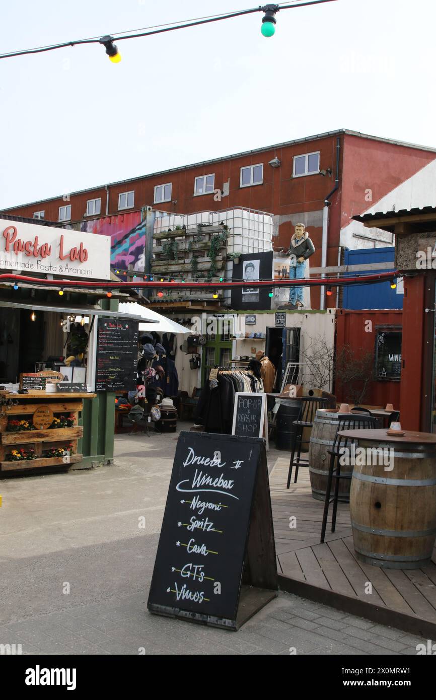 Street food stalls Reffen Copenhagen Denmark April 2024 Stock Photo - Alamy