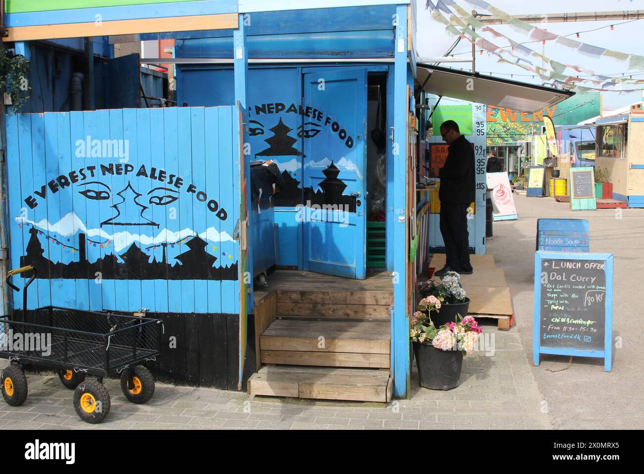 Exterior of Everest Nepalese Food Reffen Copenhagen Denmark April 2024 ...