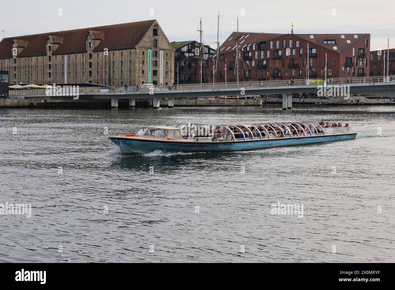 Canal tours Copenhagen boat In Copenhagen Harbour Denmark April 2024 ...