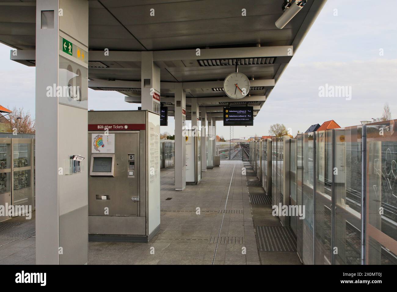 Amager Strand Metro station Copenhagen Denmark April 2024 Stock Photo ...
