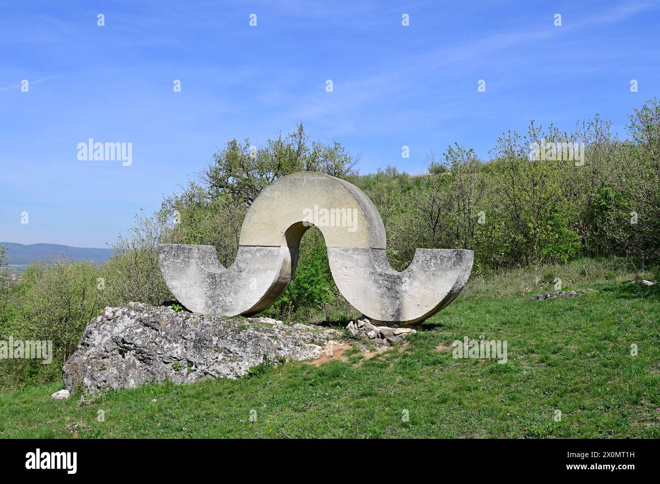 St. Margarethen, Burgenland, Austria. Sculptures Roman quarry St ...