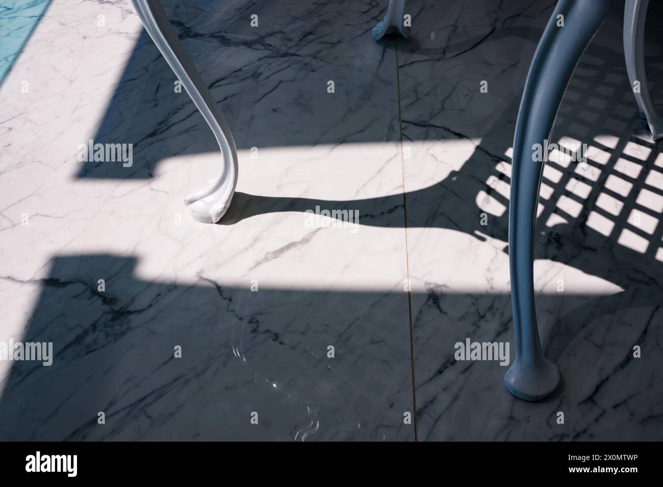 Chair leg shadows hi-res stock photography and images - Alamy
