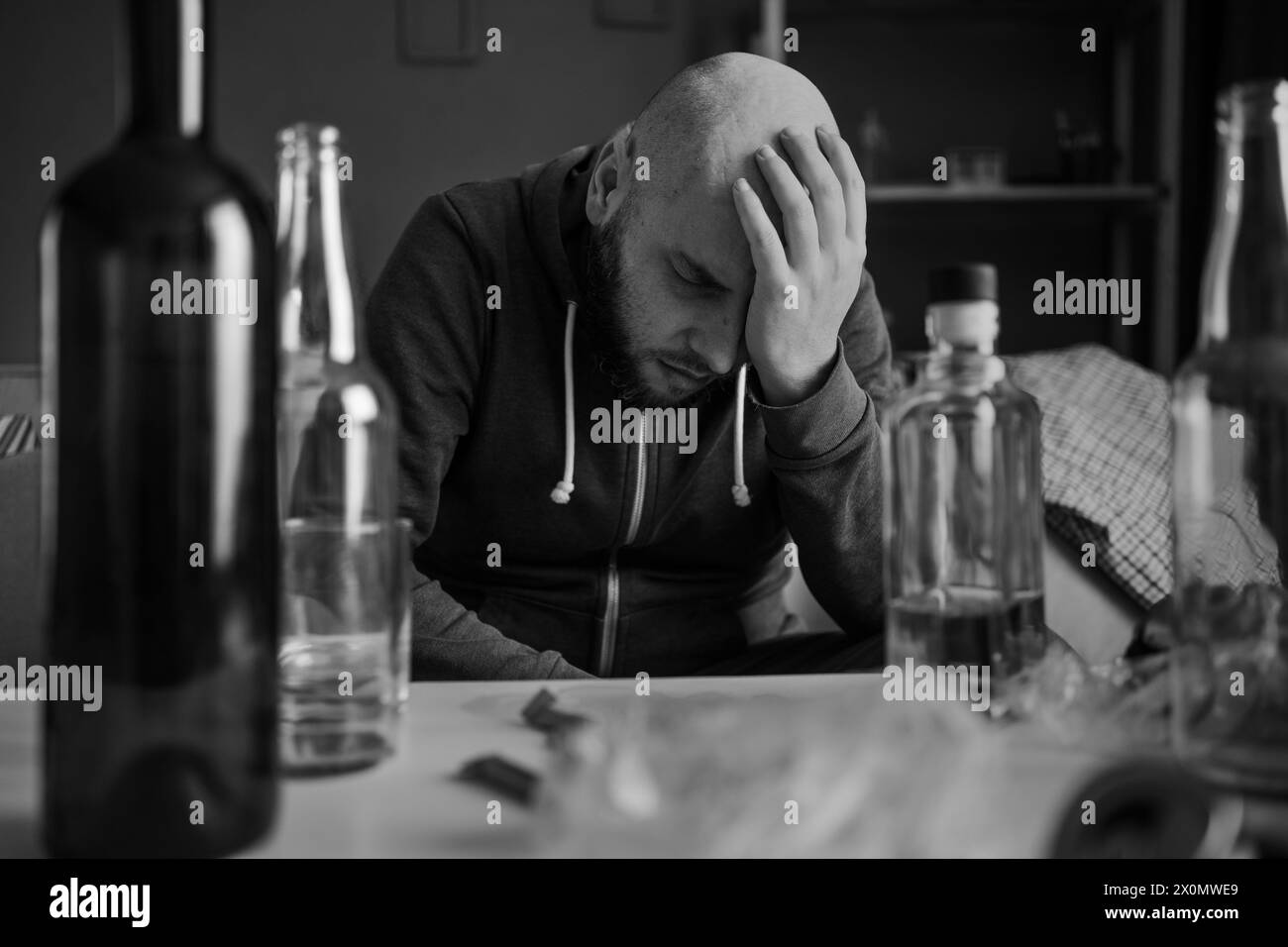 Upset millennial Black and White Stock Photos & Images - Alamy