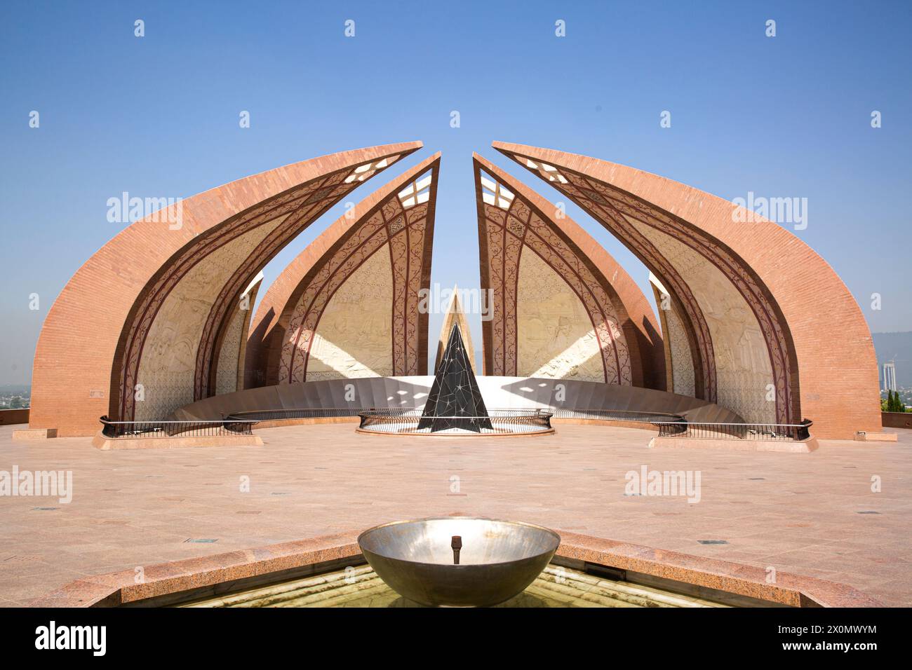 The Pakistan Monument in Islamabad, Pakistan. National monument that is ...