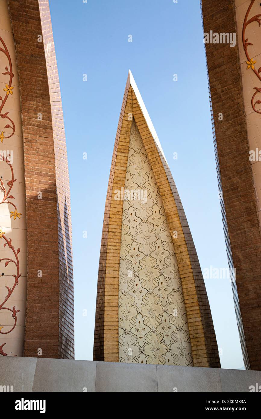 The Pakistan Monument in Islamabad, Pakistan. National monument that is ...