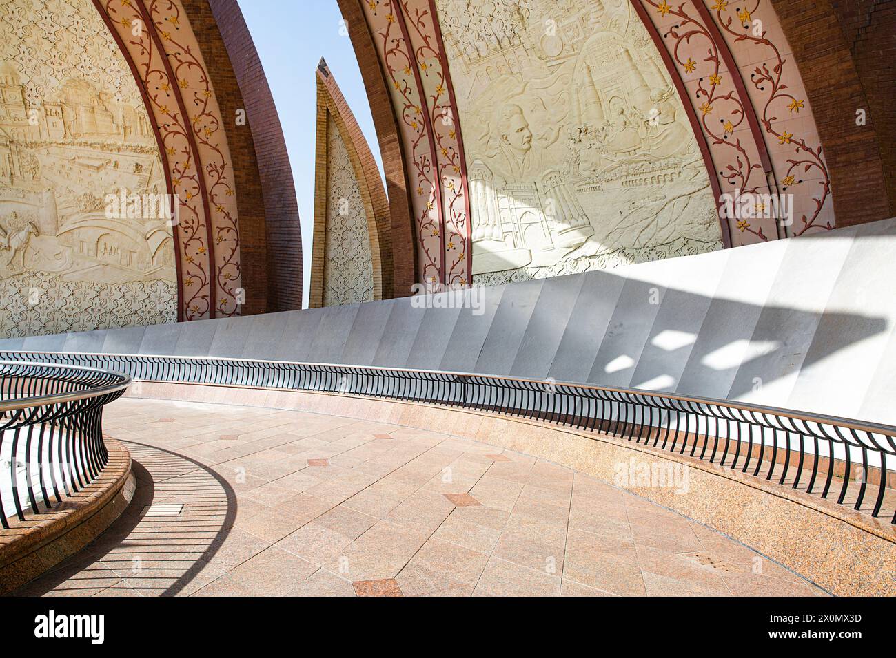 The Pakistan Monument in Islamabad, Pakistan. National monument that is ...