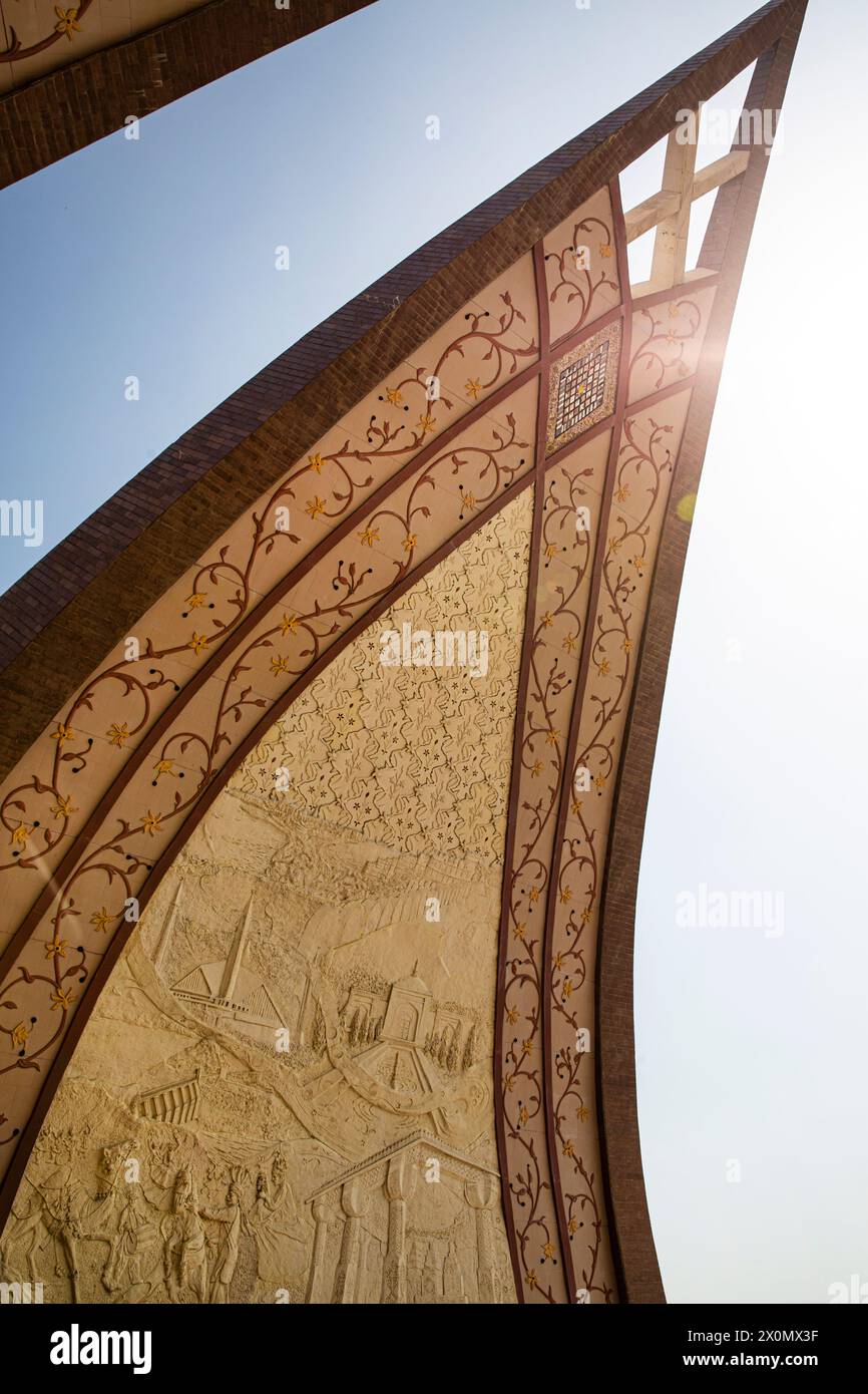 The Pakistan Monument in Islamabad, Pakistan. National monument that is ...