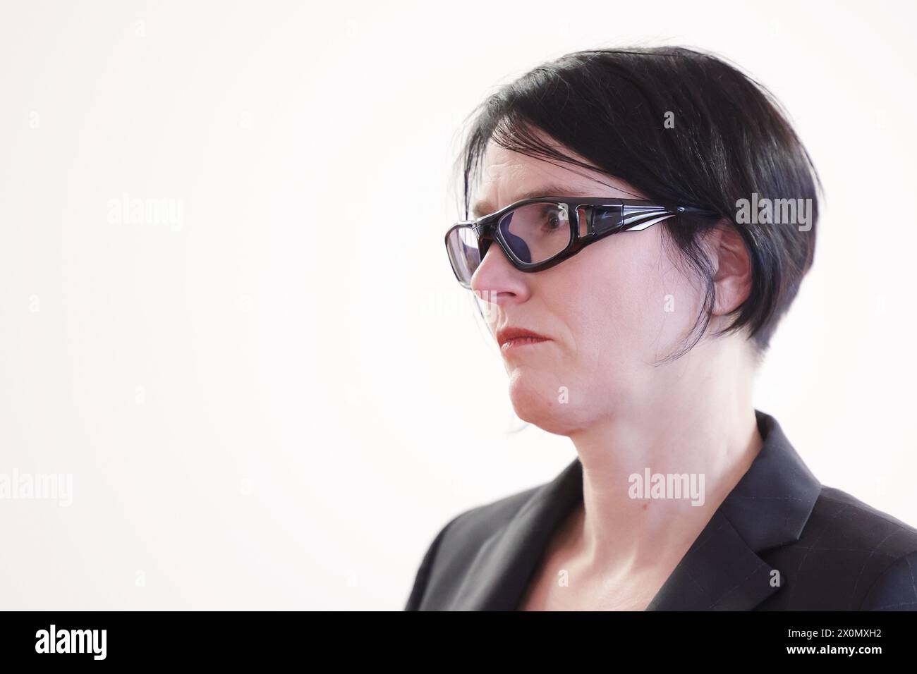 Willich, Germany. 12th Apr, 2024. The head of the prison 2 (women's prison) in Willich, Michaela ...