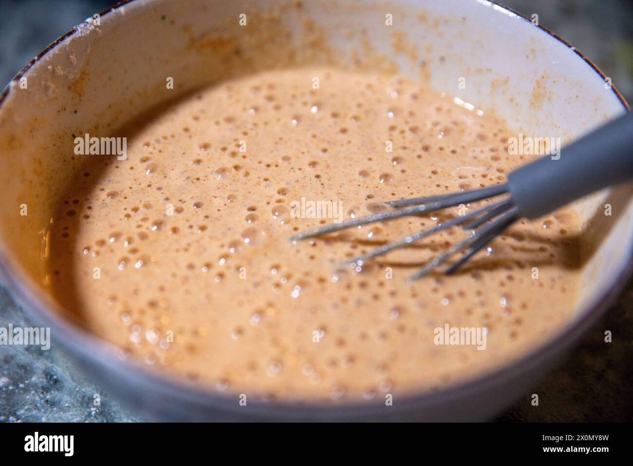 Fish batter whisk hi-res stock photography and images - Alamy