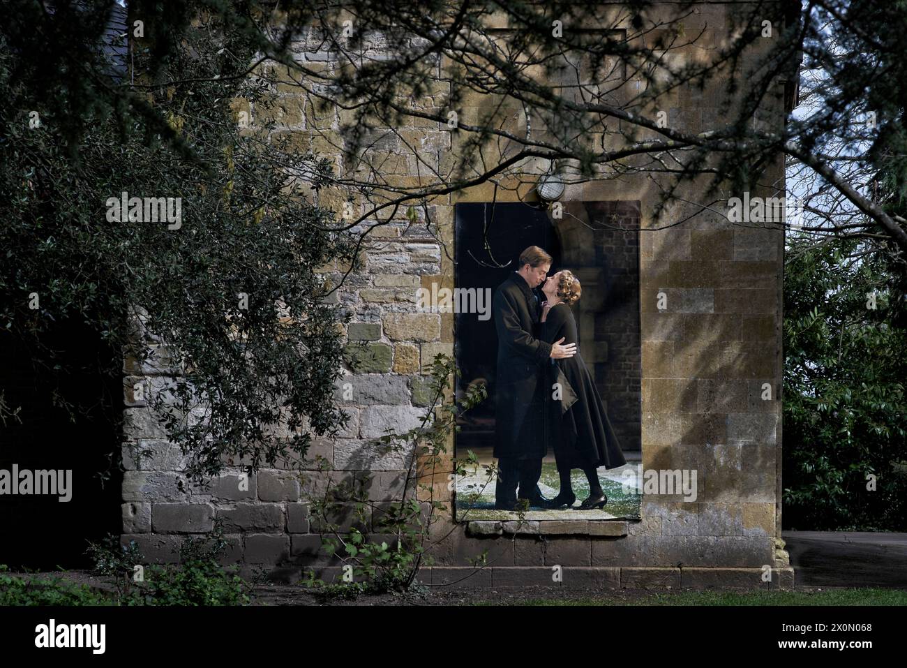 Shakespeare actors depicted on a wall mounted photograph performing at ...