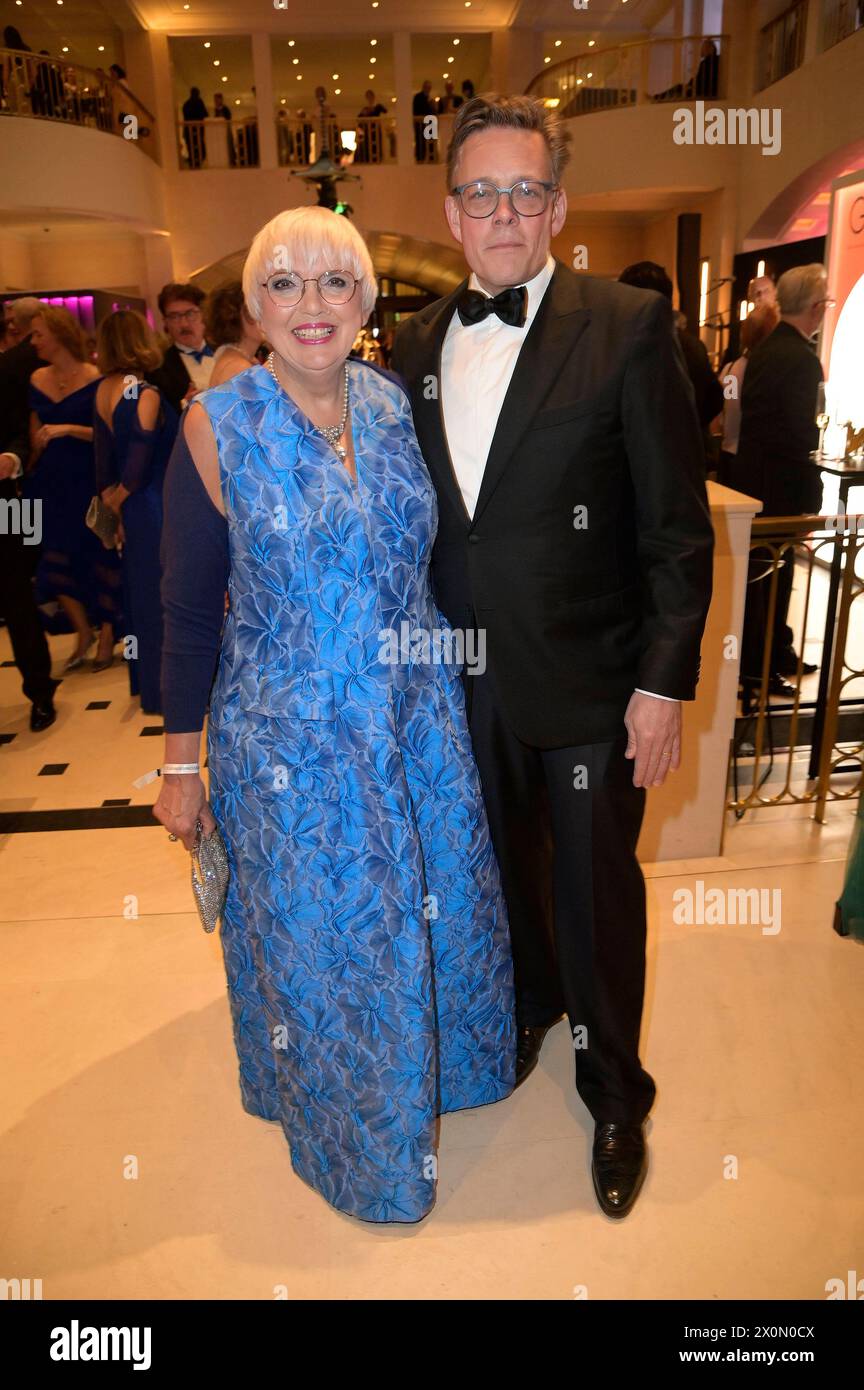 Claudia Roth und Konstantin von Notz beim 71. Bundespresseball 2024 im ...