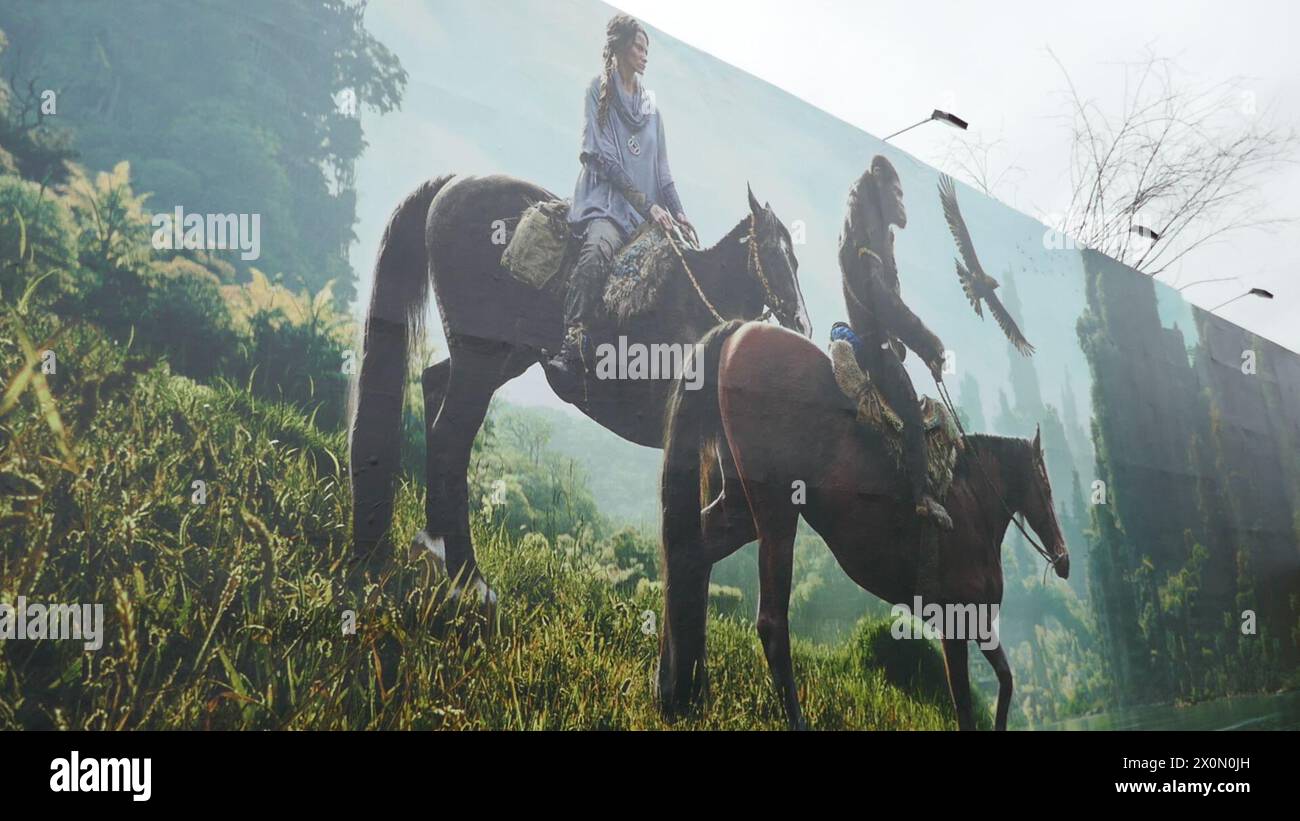 Los Angeles, California, USA 12th April 2024 Kingdom of the Planet of ...