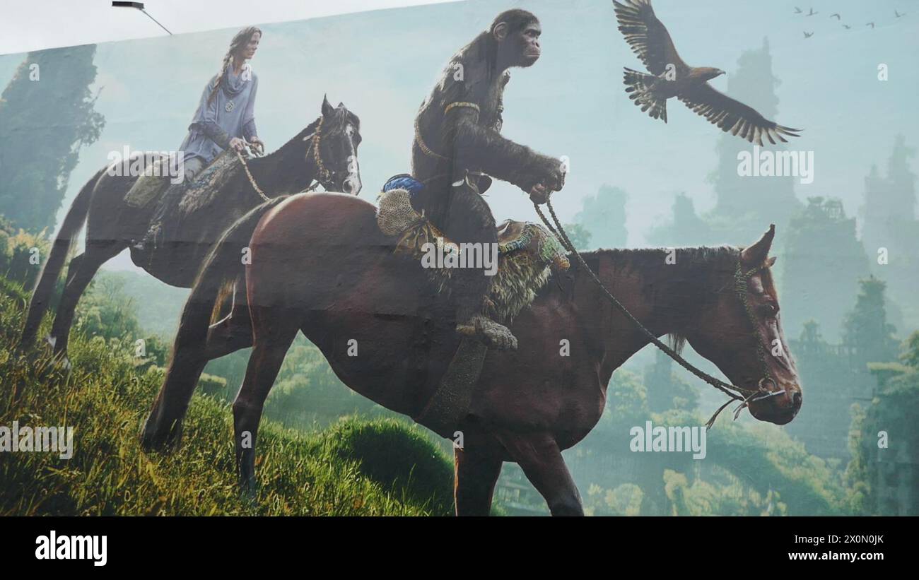 Los Angeles, California, USA 12th April 2024 Kingdom of the Planet of ...