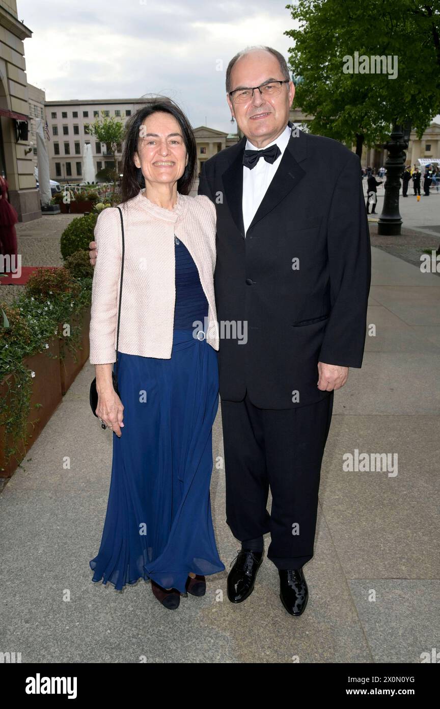 Christian Schmidt mit Ehefrau Ria beim 71. Bundespresseball 2024 im ...
