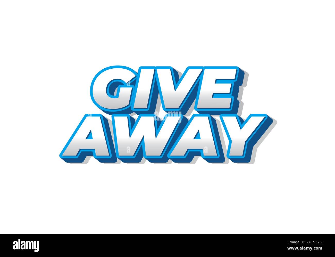 Free giveaway poster Stock Vector Images - Alamy