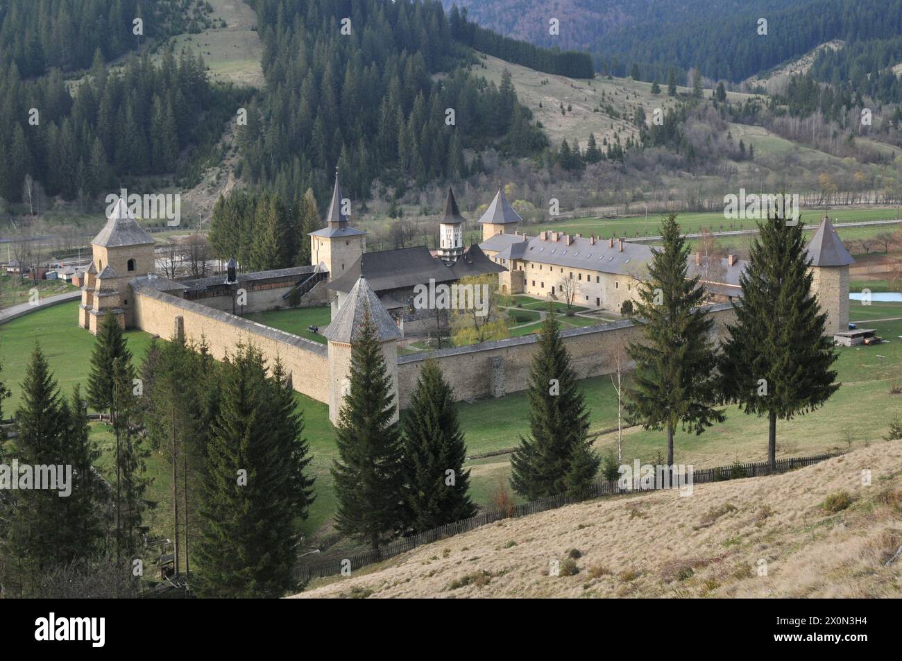 Sucevita Monastery, Bukovina, Suceava County Stock Photo - Alamy