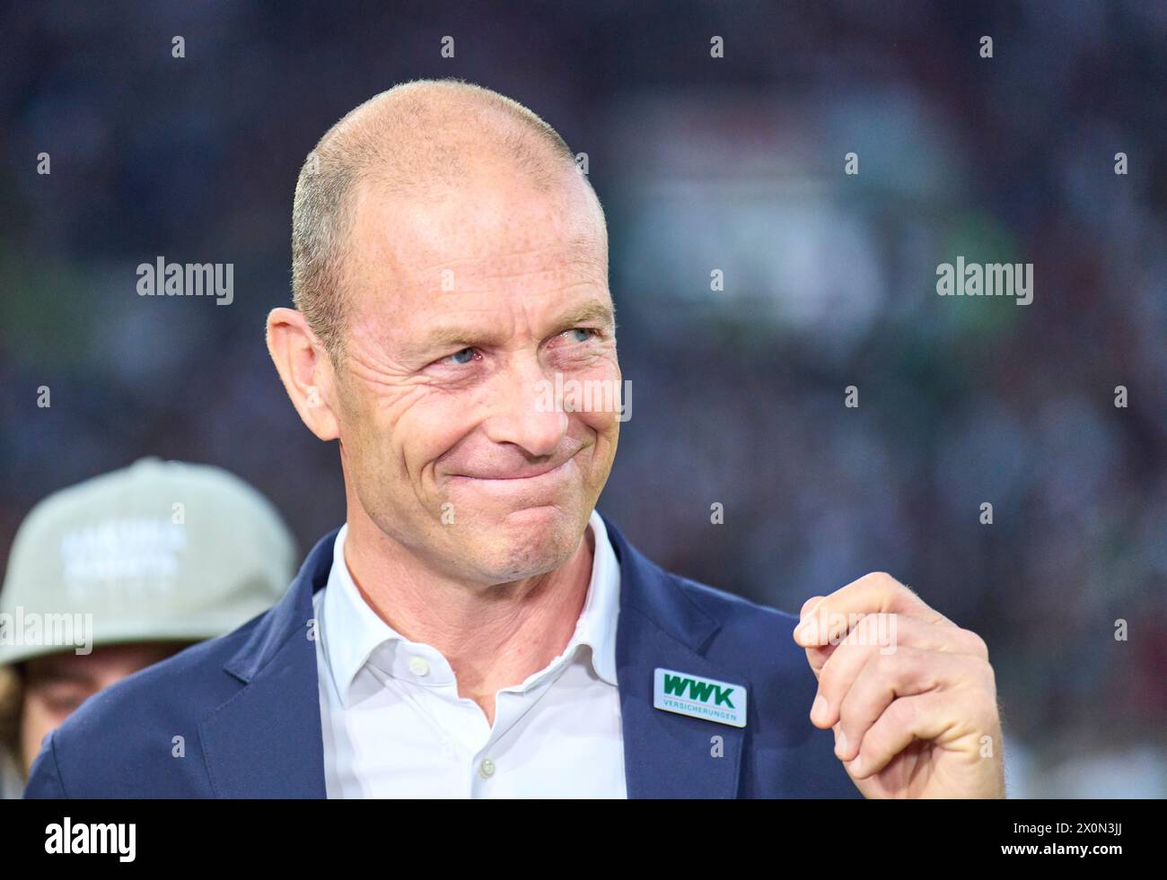 Jess Thorup, FCA coach, team manager, in DAZN interview in the match FC ...